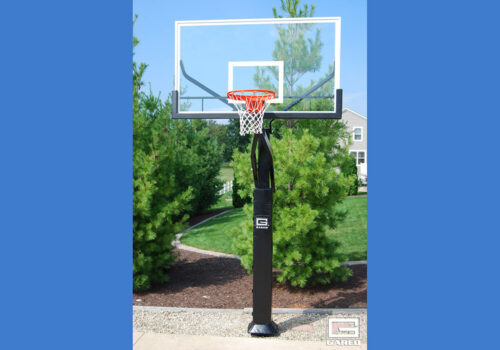 Stationary Wall Mount Basketball Goal - South Texas Sport Court